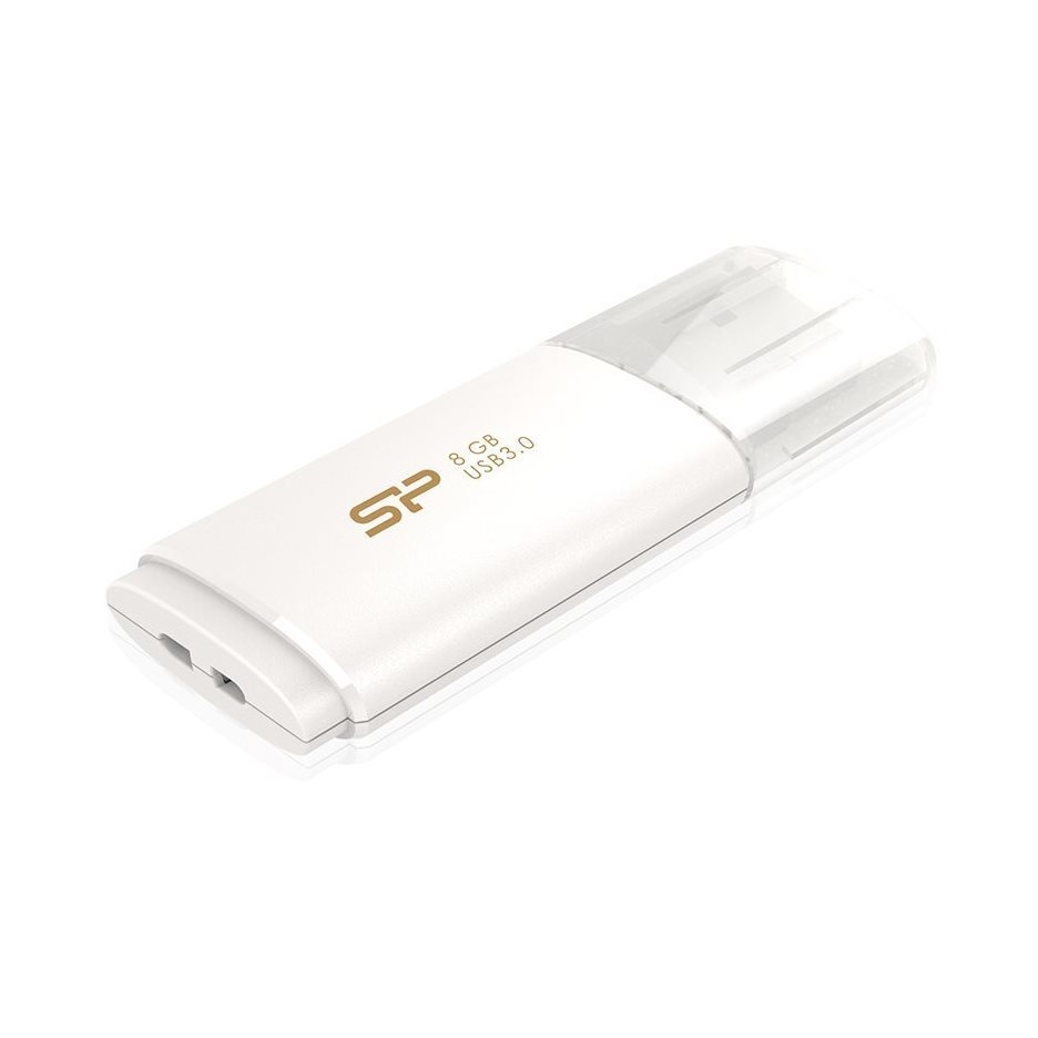 USB flash drive Silicon Power Blaze B06 3.0 8Gb White (SP008GBUF3B06V1W)