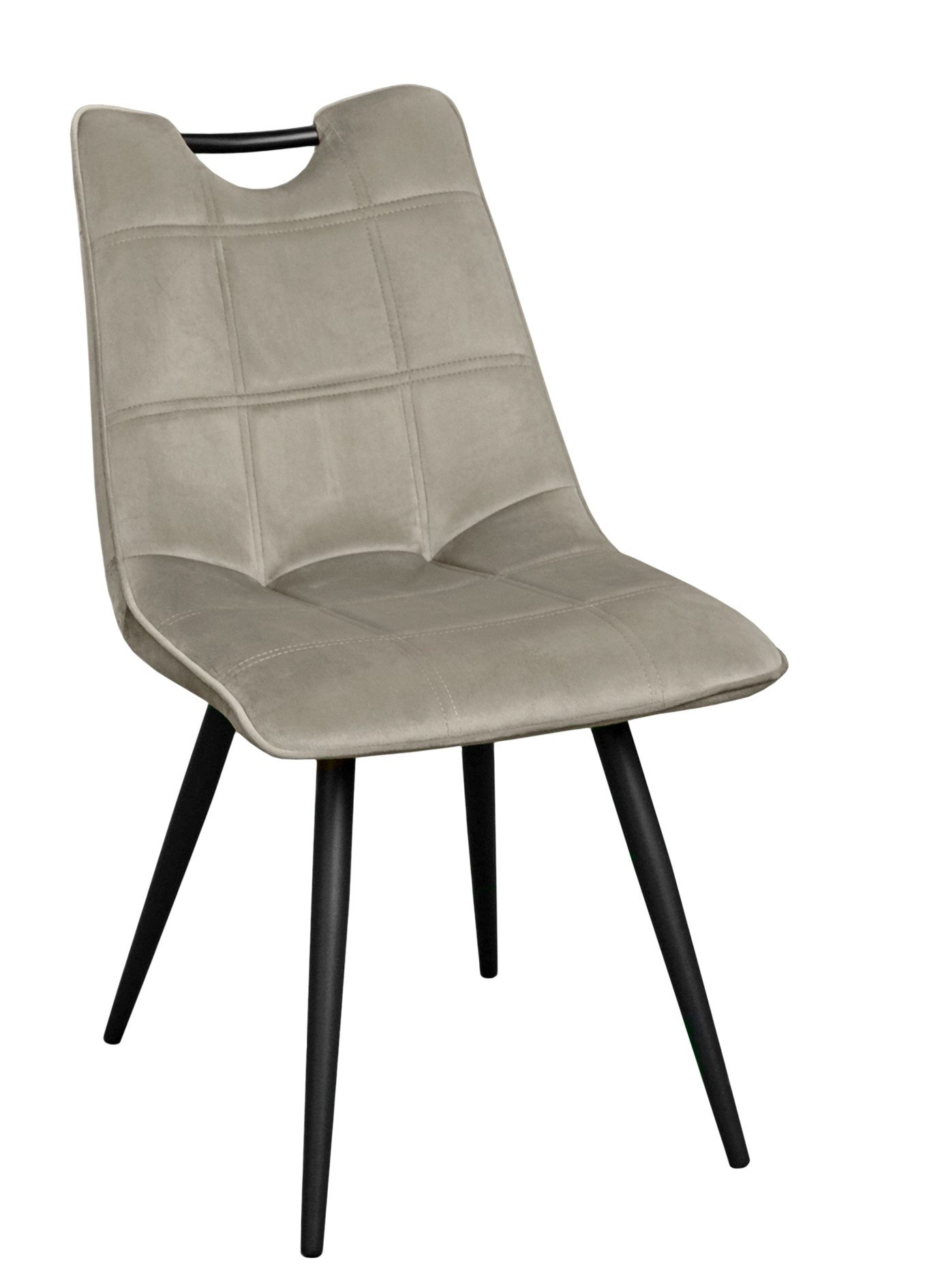 Стул для кухни DP Confort Catifea Beige, Black по лучшим ценам в ...